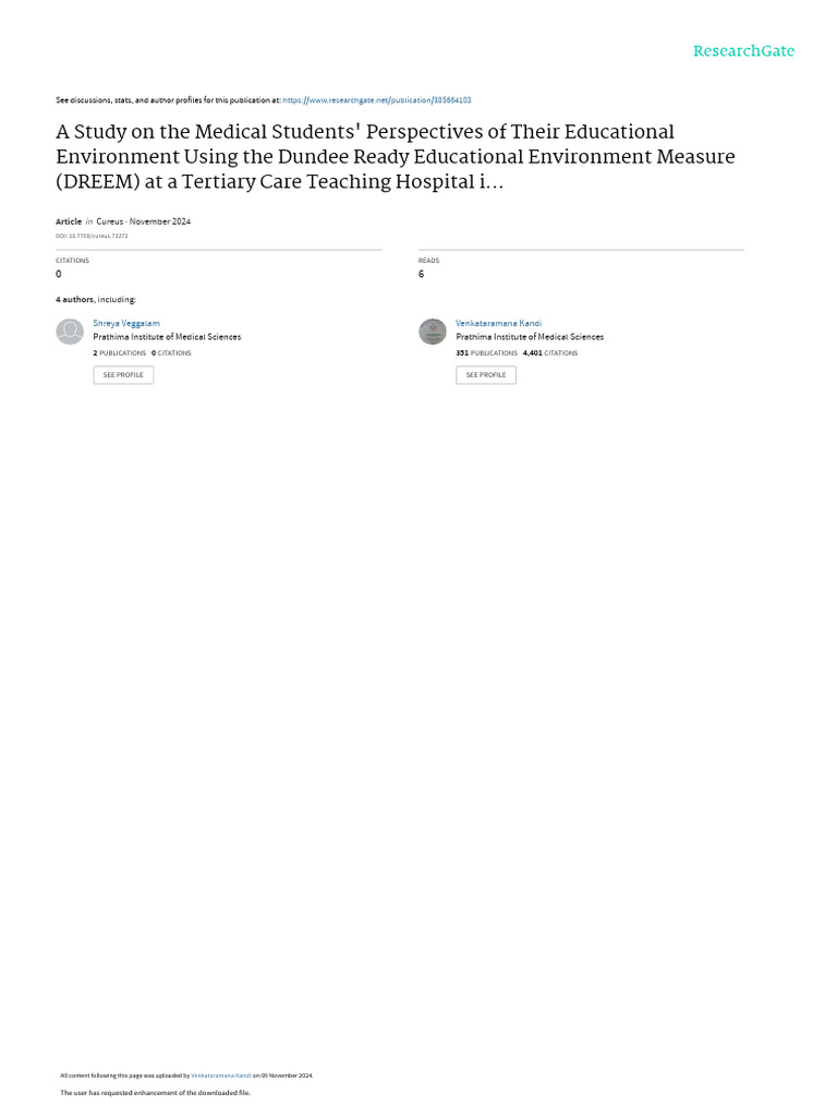 Cure Us Dre em Original | PDF | Medical School | Medical Education