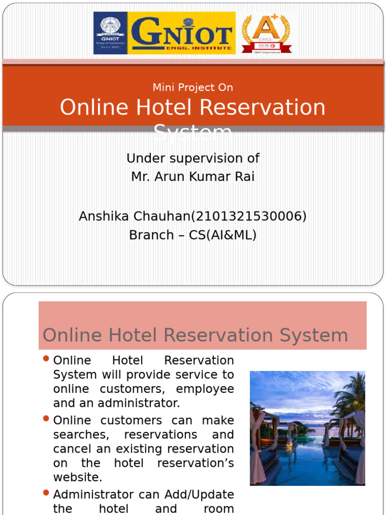 Hotel Reservation System | PDF | Password | Java (Programming Language)