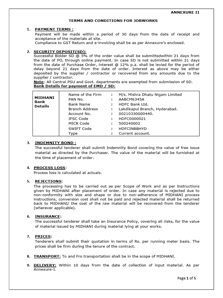 Annexure-II | PDF | Bankruptcy | Arbitration