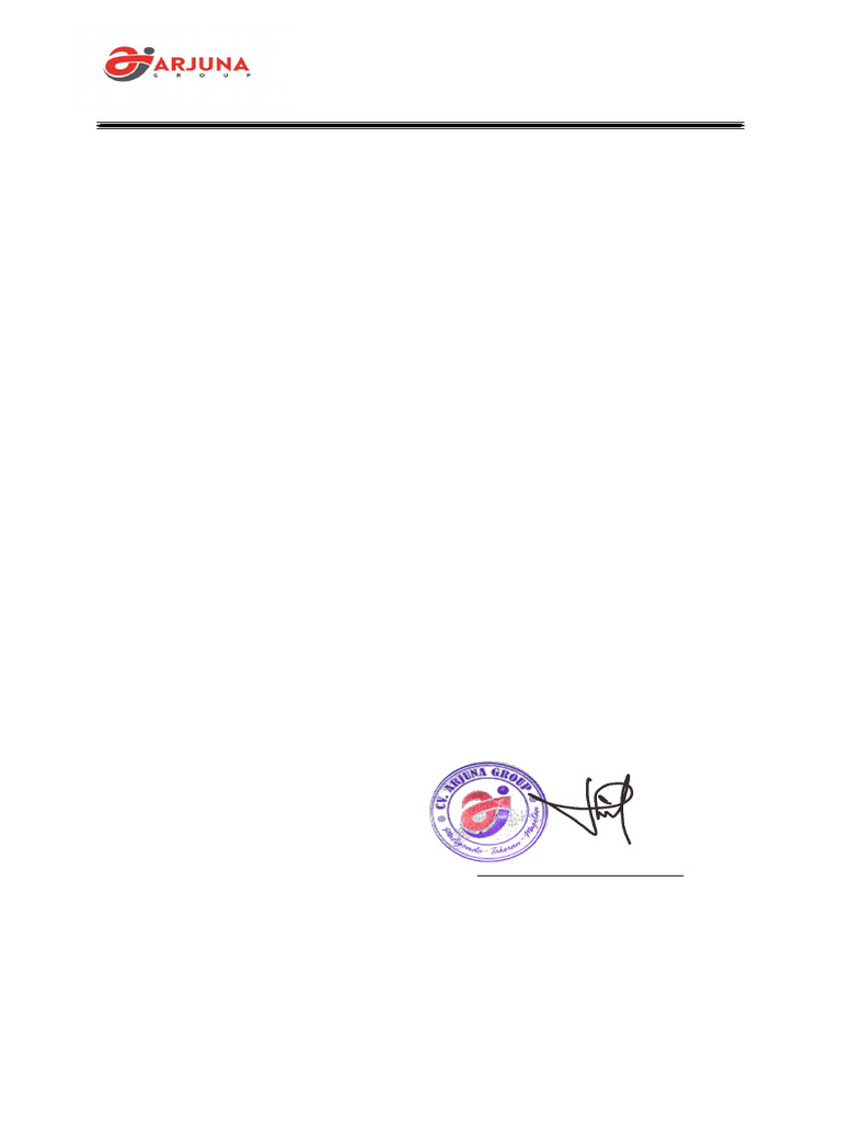 Surat Edaran Dan Rundown Goes To Bromo Gili Ketapang CV Arjuna Group 2024 | PDF