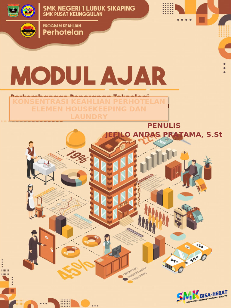 Modul Ajar 1 Konsentrasi Keahlian Perhotelan - HK Xii | PDF