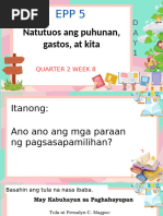 Epp 4 q2 Week 8 | PDF