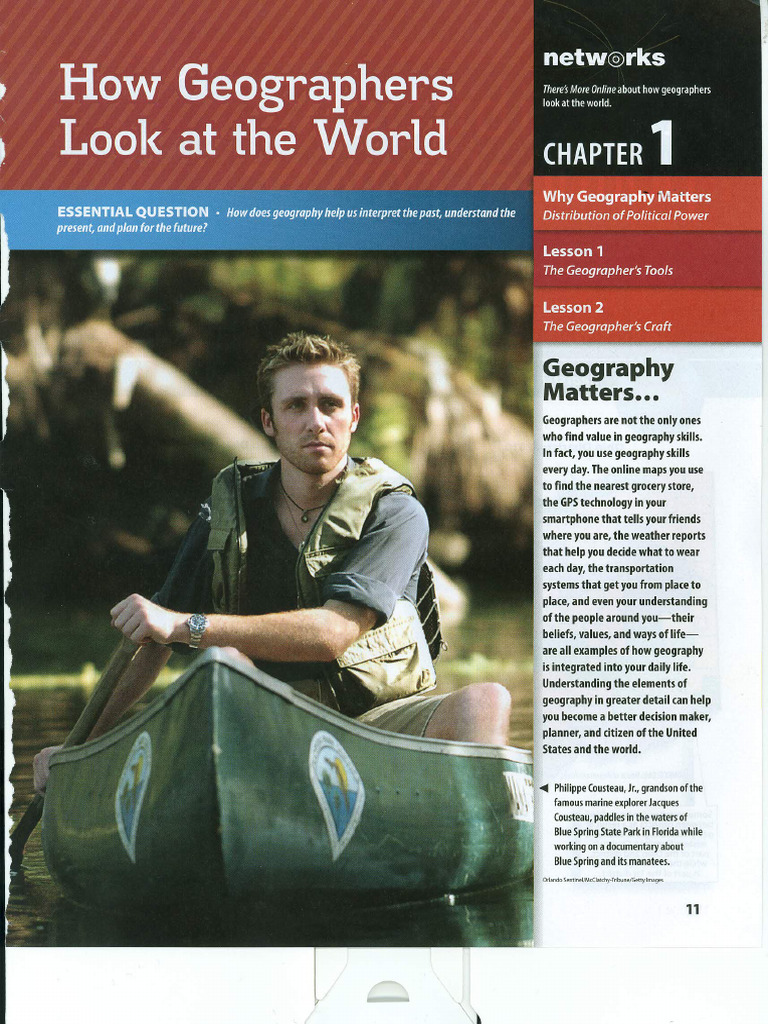 Ch. 1 - How Geographers Look at The World | PDF