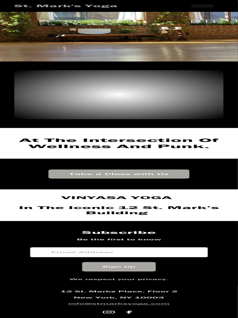 St. Mark's Yoga | PDF