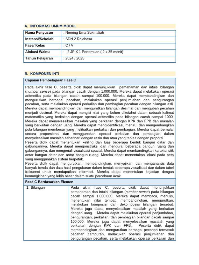 Modul Observasi | PDF