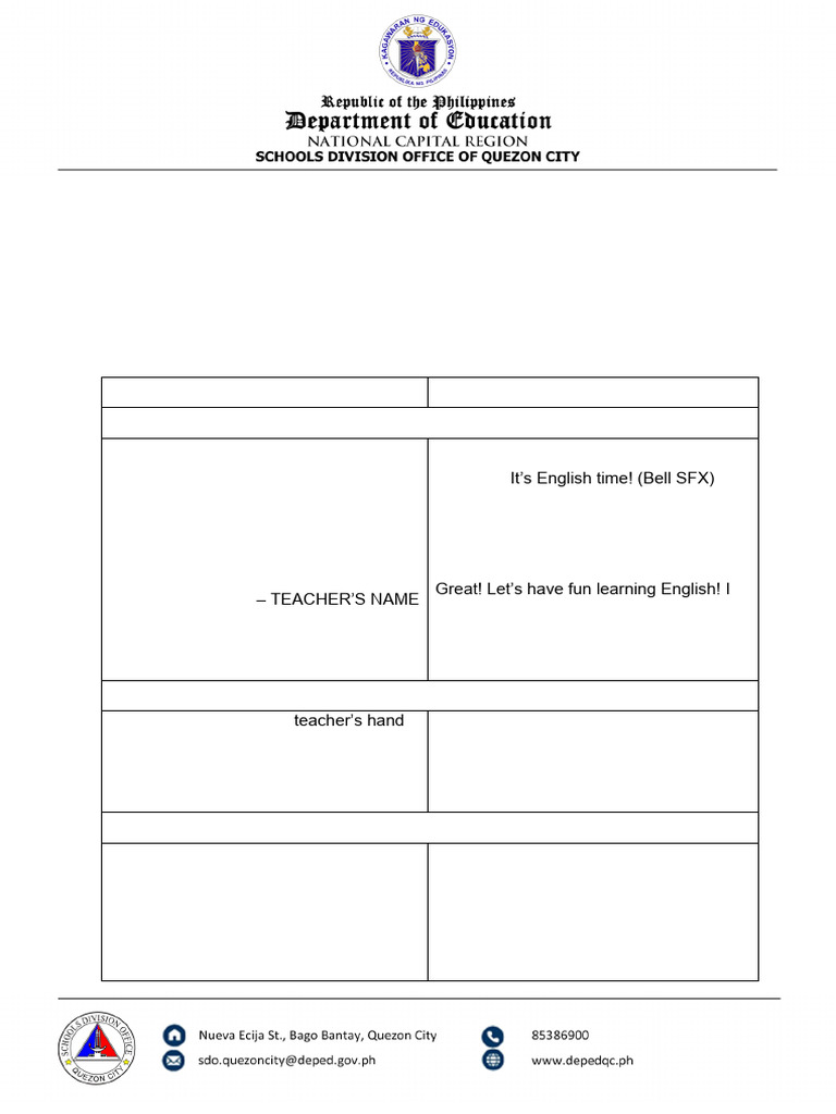 Final Script English Grade5 1st Quarter Module3 BagongPagasaES RPL ...