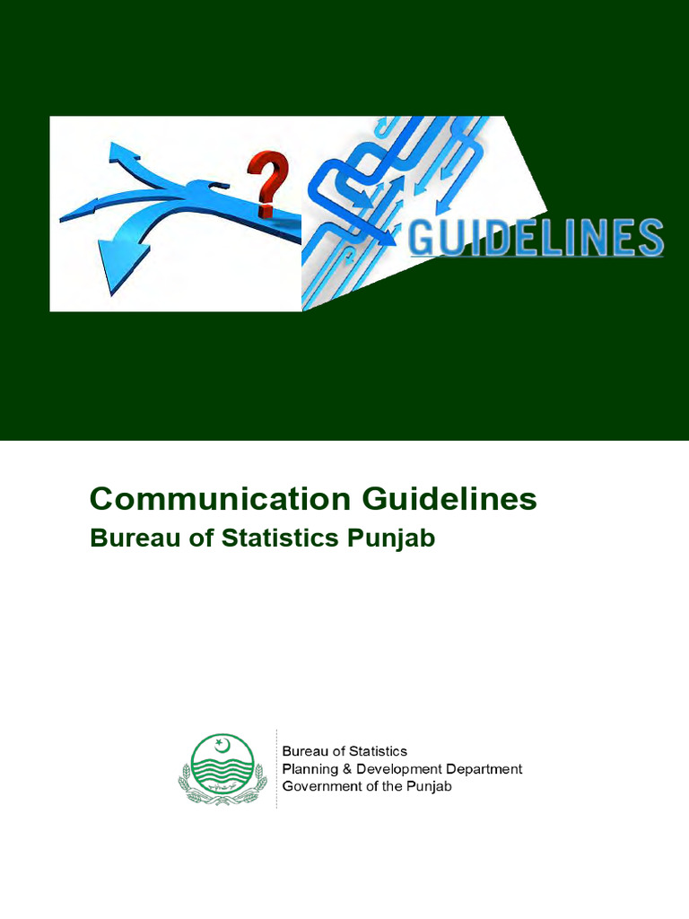 Communication Guidelines Report 0 | PDF | Target Audience | Communication