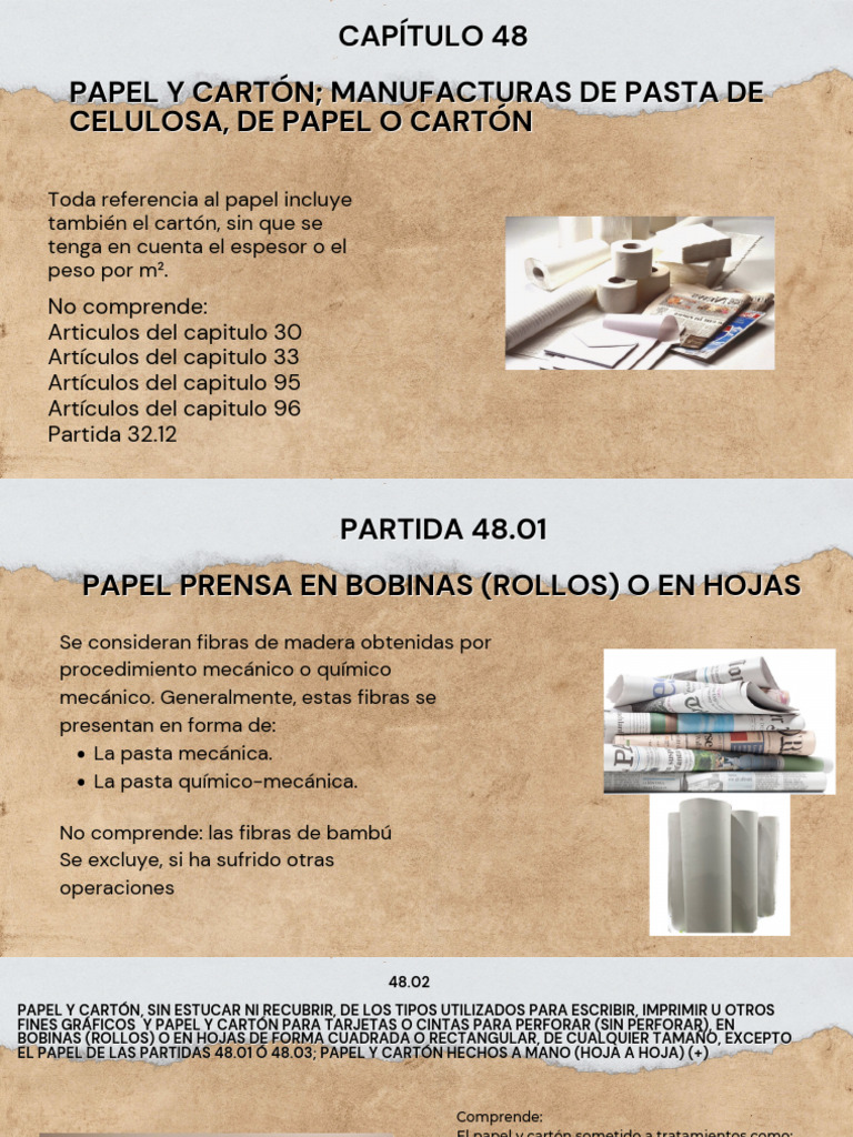 Presentación Capitulo 48 SA | PDF | Papel | Cartón