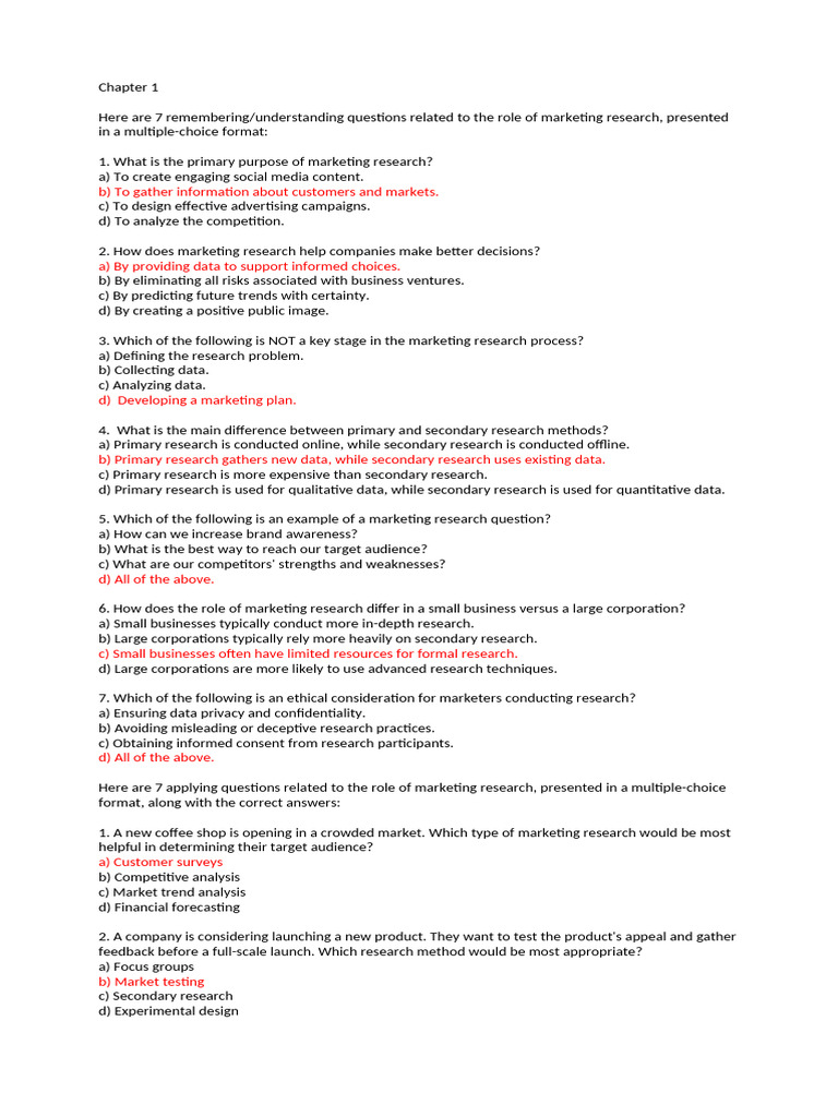 MARKET RESEARCH WPS Office | PDF | Statistics | Focus Group