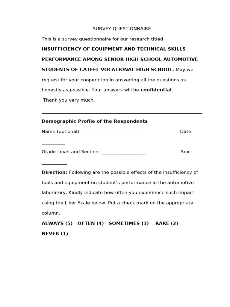 Inbound 188086536089780987 | PDF | Questionnaire | Learning