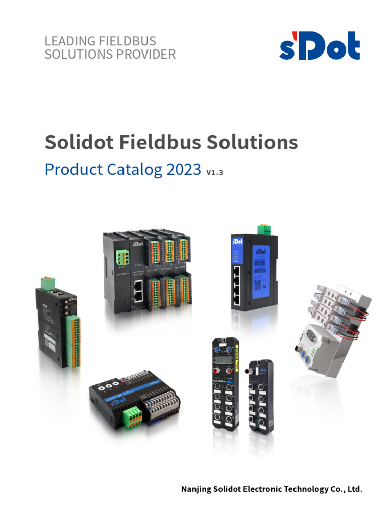 Solidot Product Catalog PC 20231229-V1.3 | PDF | Physical Layer Protocols | Computing