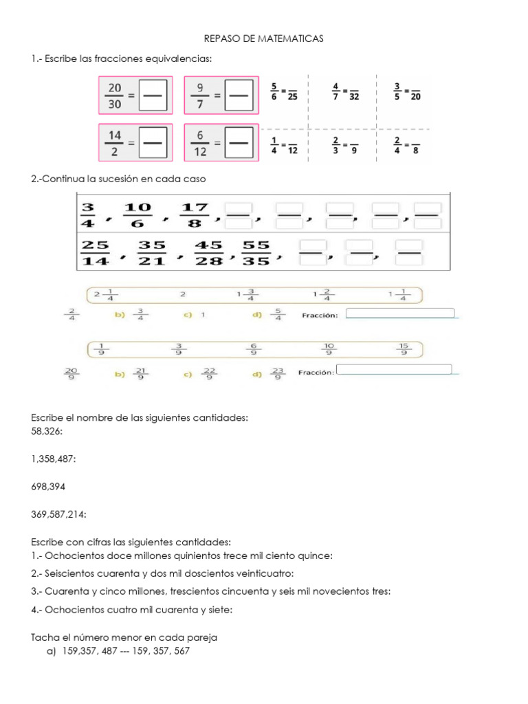 Repaso de Matematicas | PDF | Informática | Tecnología