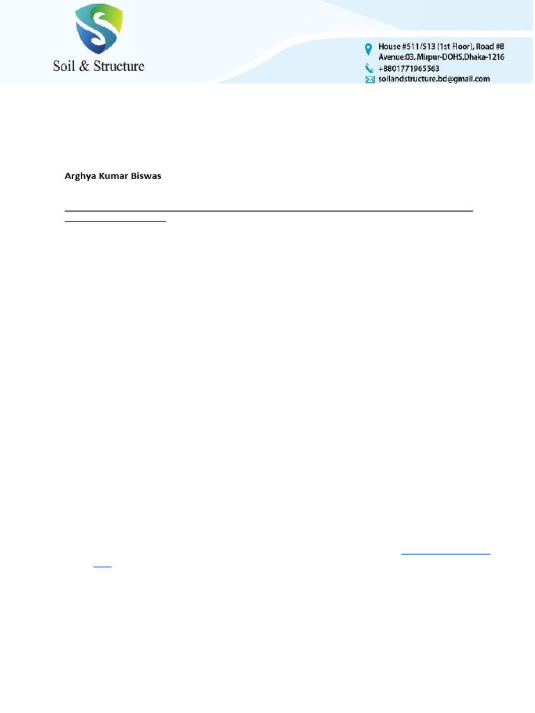 Offer For The Design of Foundation and Super Structure of (B+G+9) 11 Storied Residential ...