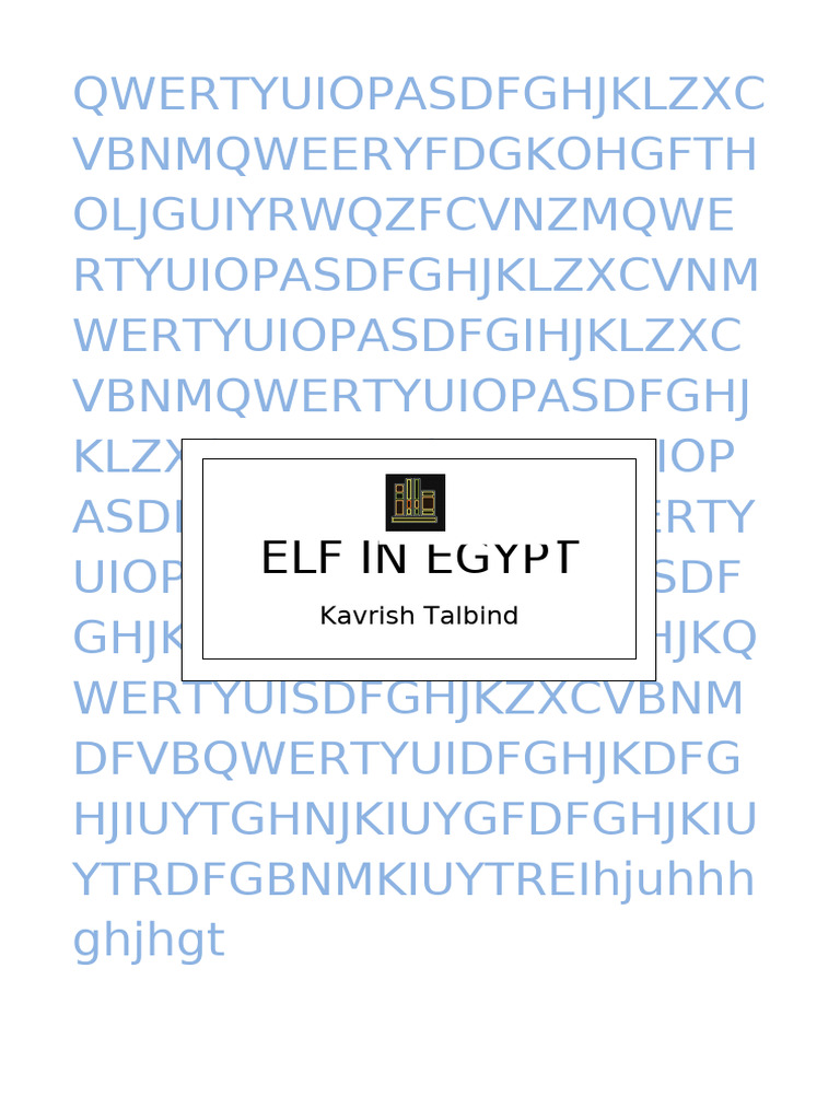 Elf in Egypt 6 | PDF | General Fiction