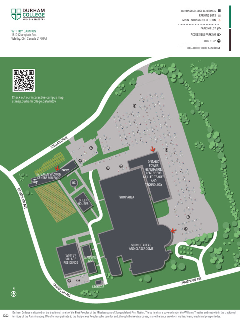 Whitby Campus Wide Map (Colour) | PDF
