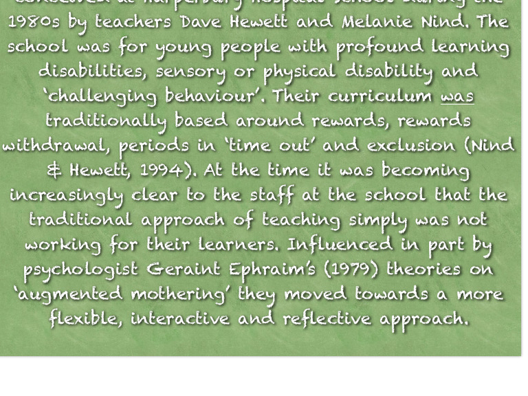 INTENSIVE INTERACTION Background | PDF