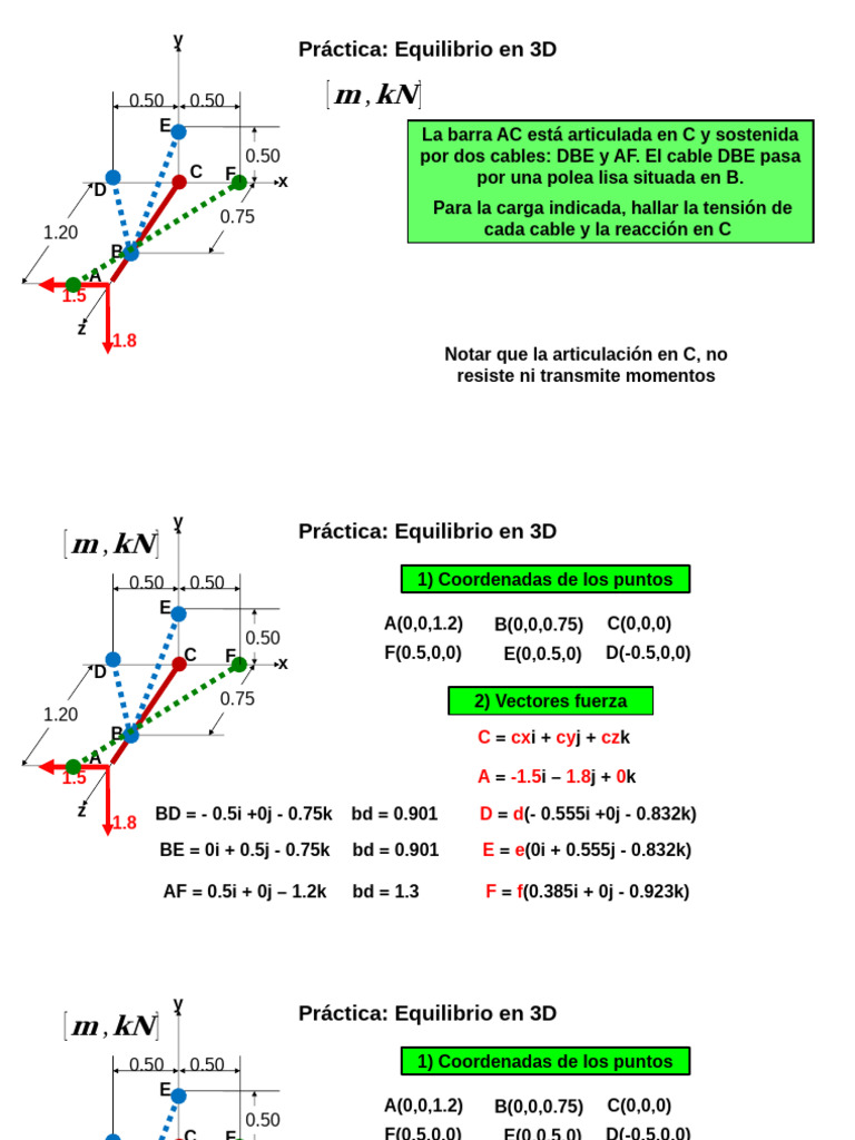 Equilibrio 3 D02 BBPractica Solucion ABClase | PDF | Métodos y ...