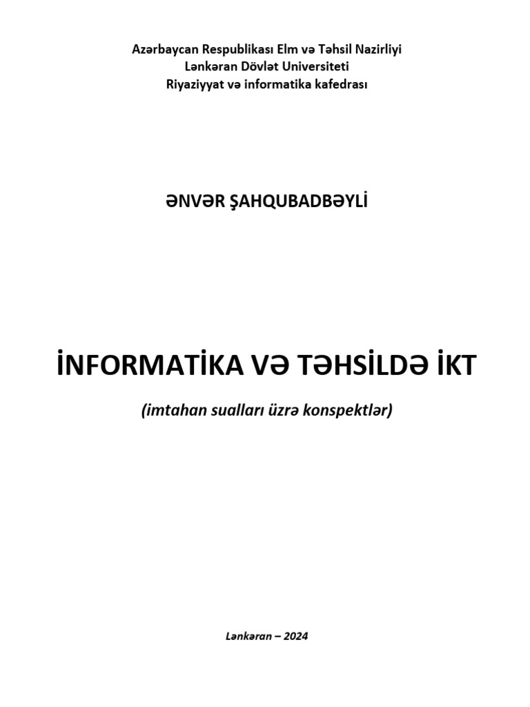 +muh Təhsildə İKT | PDF