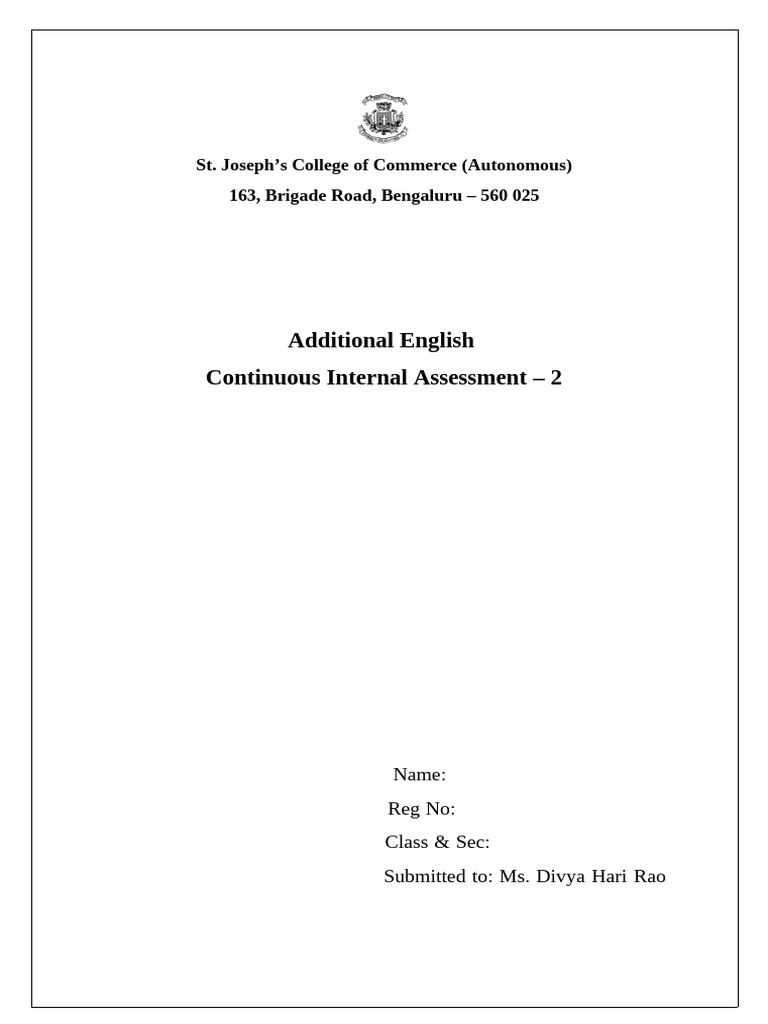 CIA Front Page | PDF