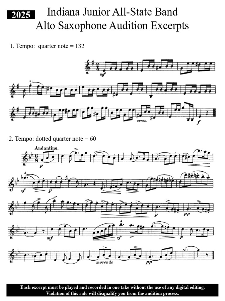 Alto Sax | PDF