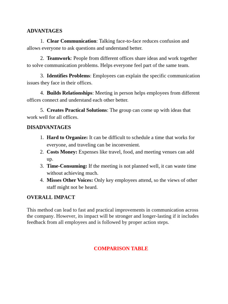 Gethering Key Employees | PDF | Communication