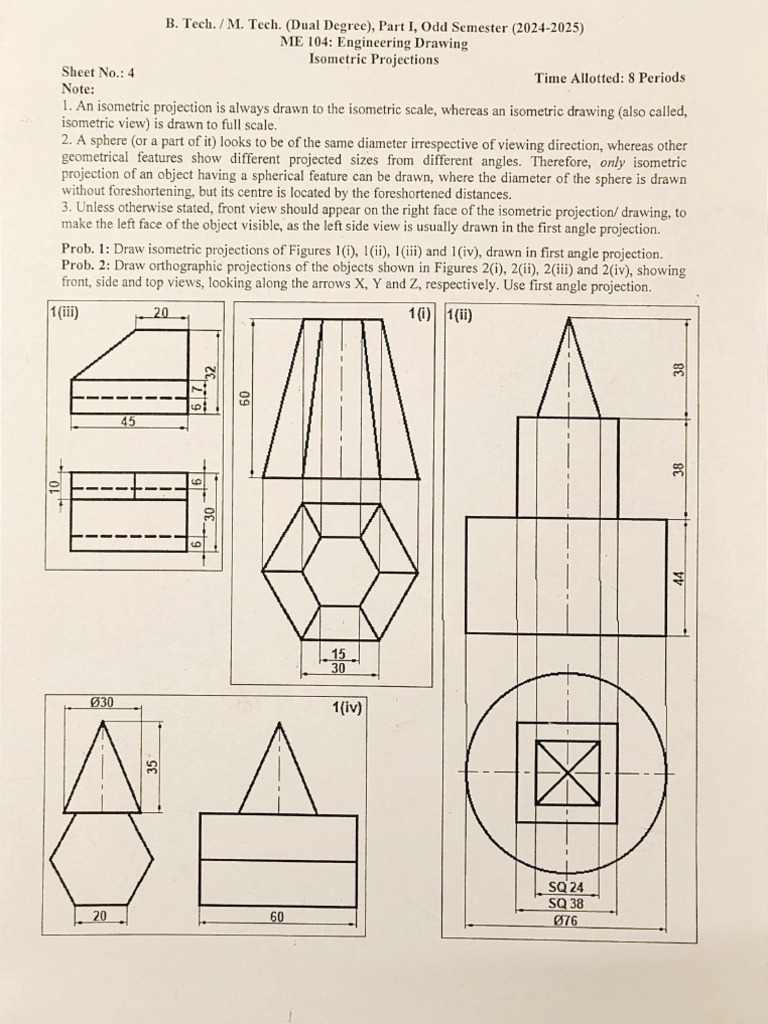 Sheet 4 | PDF | Space | Geometry