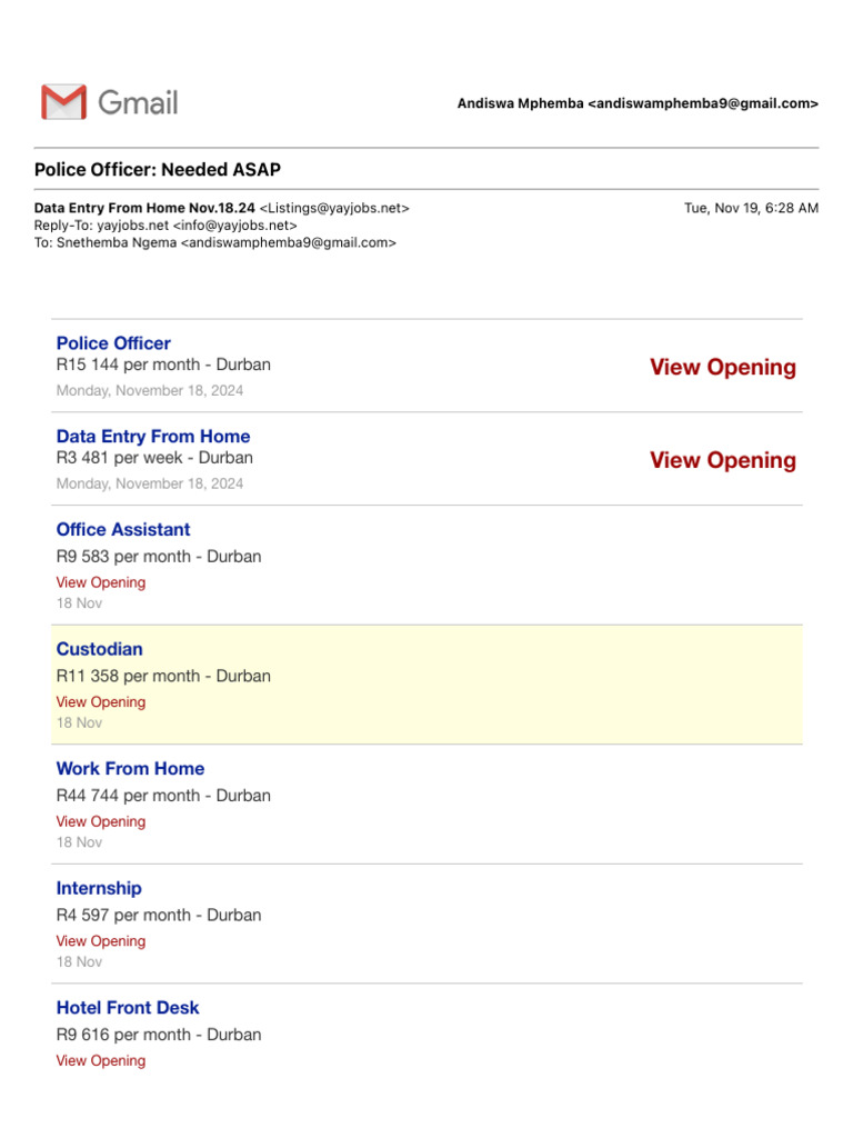 Police Officer: Needed ASAP | PDF
