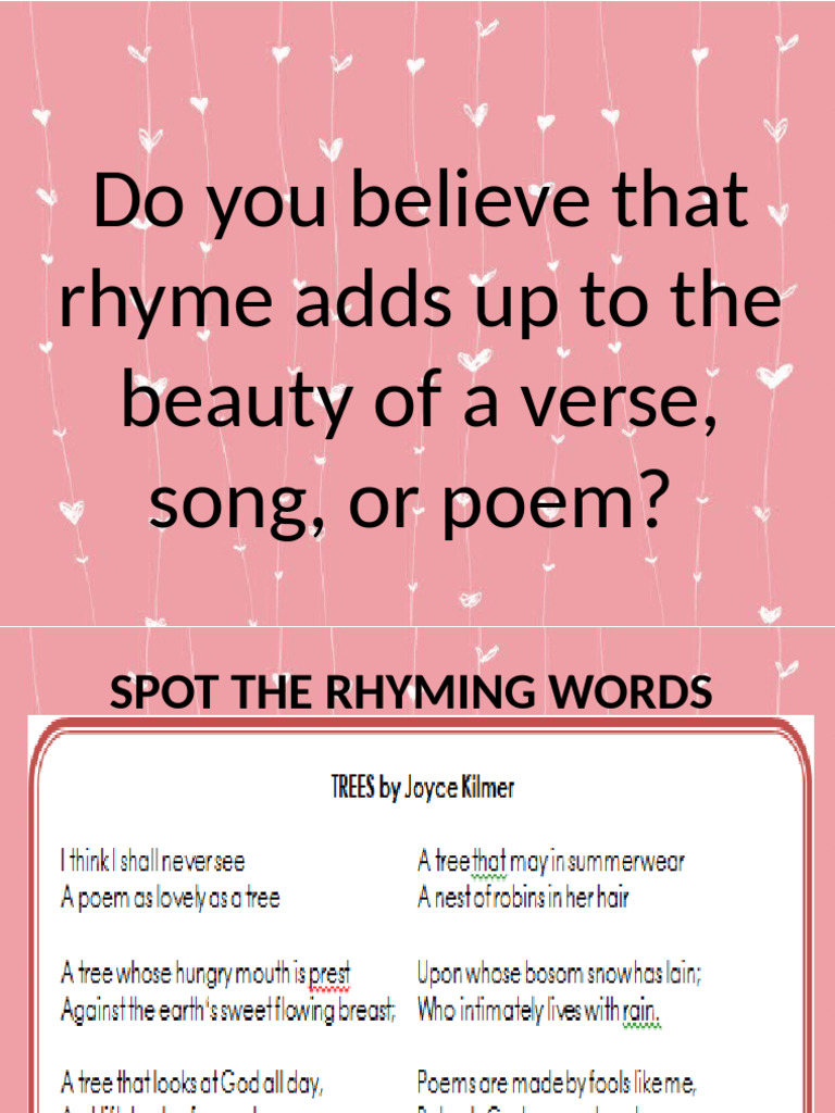 1.2 Rhymes&Literary Devices | PDF | Rhyme | Poetics