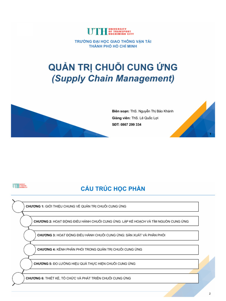 SCM Slide Chuong 1 GV | PDF