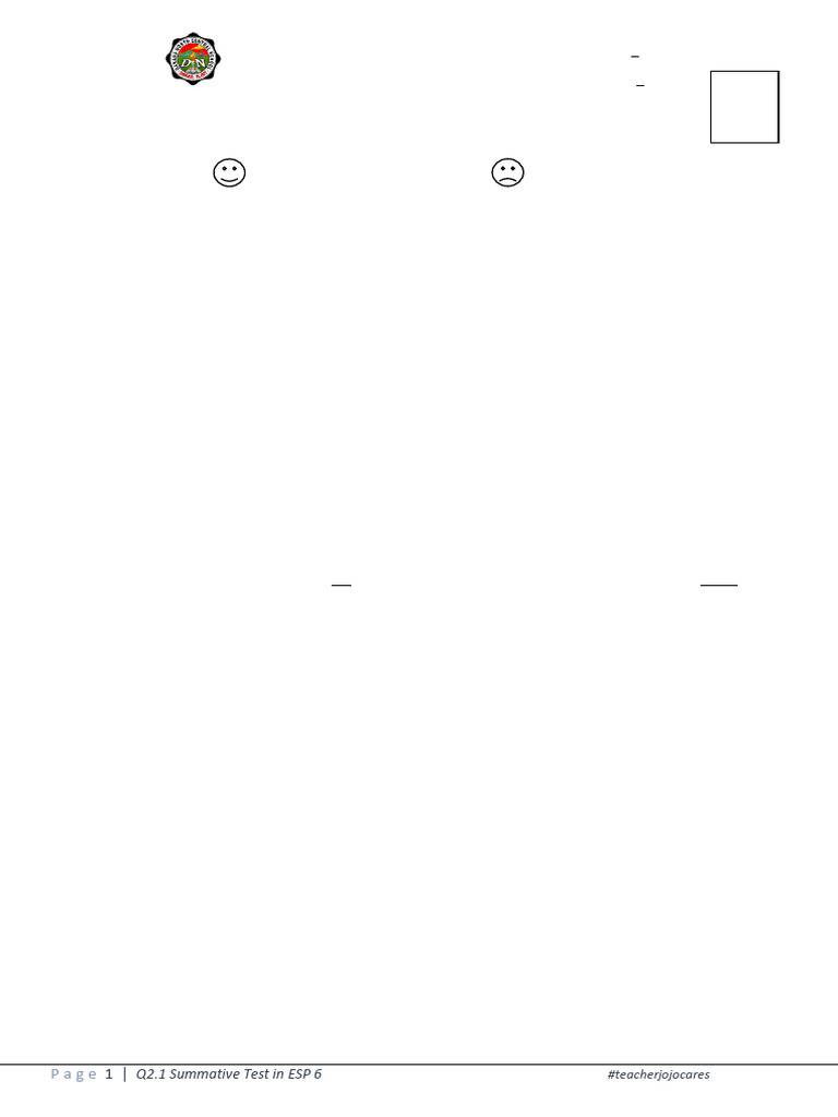 Q2-ESP6-Part 1 | PDF