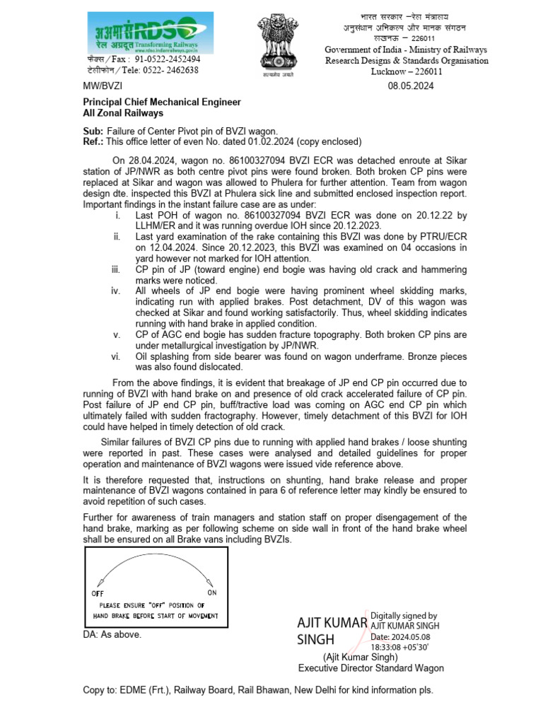 BVZI Wagon Center Pivot Pin Failure Analysis | PDF | Fracture | Fatigue ...
