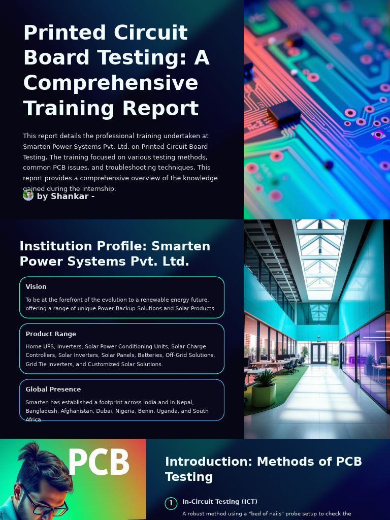 Printed Circuit Board Testing A Comprehensive Training Report | PDF ...