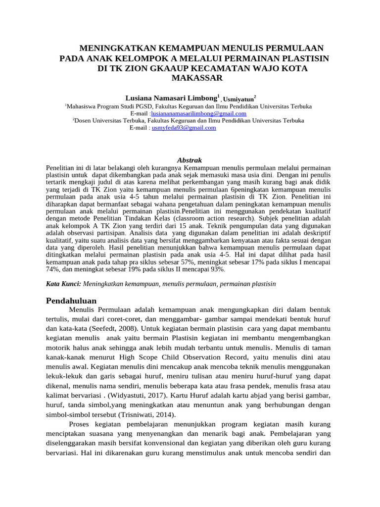 Contoh Karil 1 | PDF