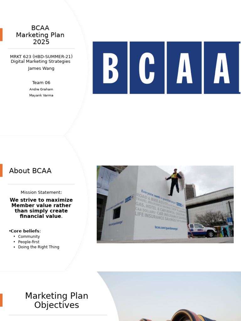 Digital Marketing Strategies - BCAA Marketing Plan Presentation | PDF
