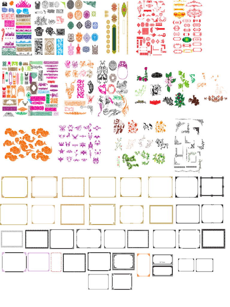 (CNTTQN - Net) Tron Bo Khung Vien Trang Tri Vector | PDF