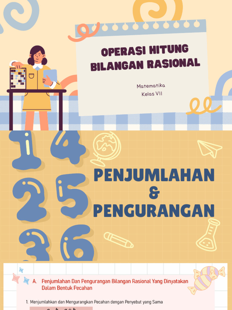 OPERASI HITUNG Bilangan Rasional | PDF