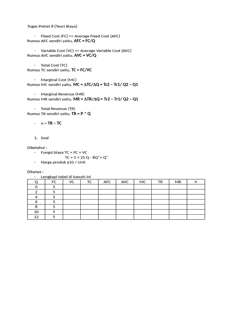 Tugas Potret 8 | PDF