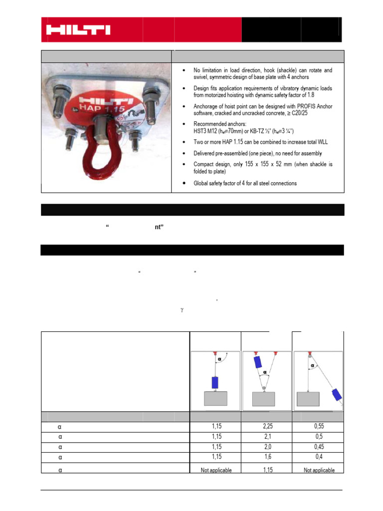 Technical Information ASSET DOC LOC 7061197 | PDF | Anchor