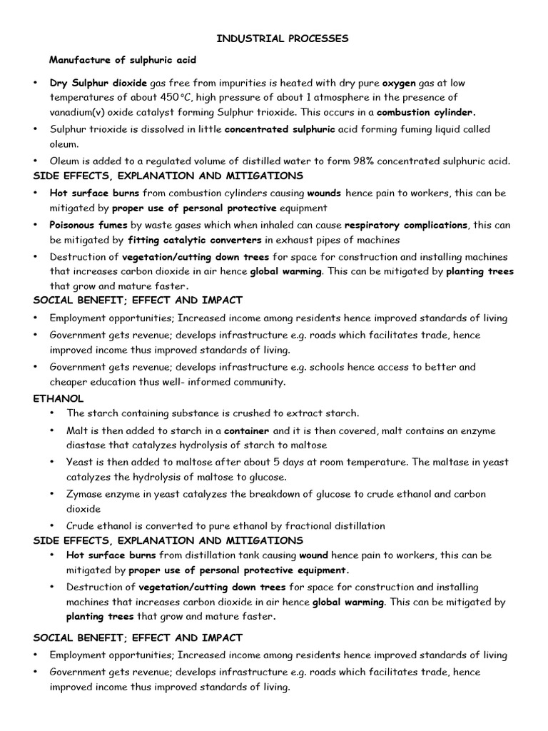 Approach To Industrial Processes Items | PDF | Nitrogen | Oxide