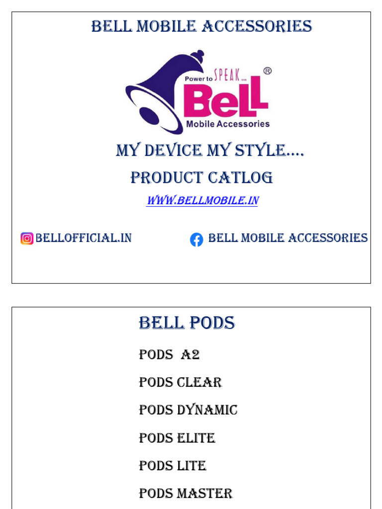 Bell Pods Pricing and Features | PDF | Home & Garden | Computers