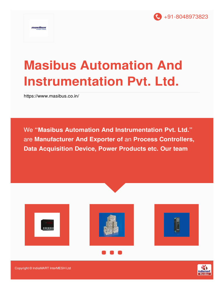 Masibus Automation and Instrumentation PVT LTD | PDF | Transmitter ...
