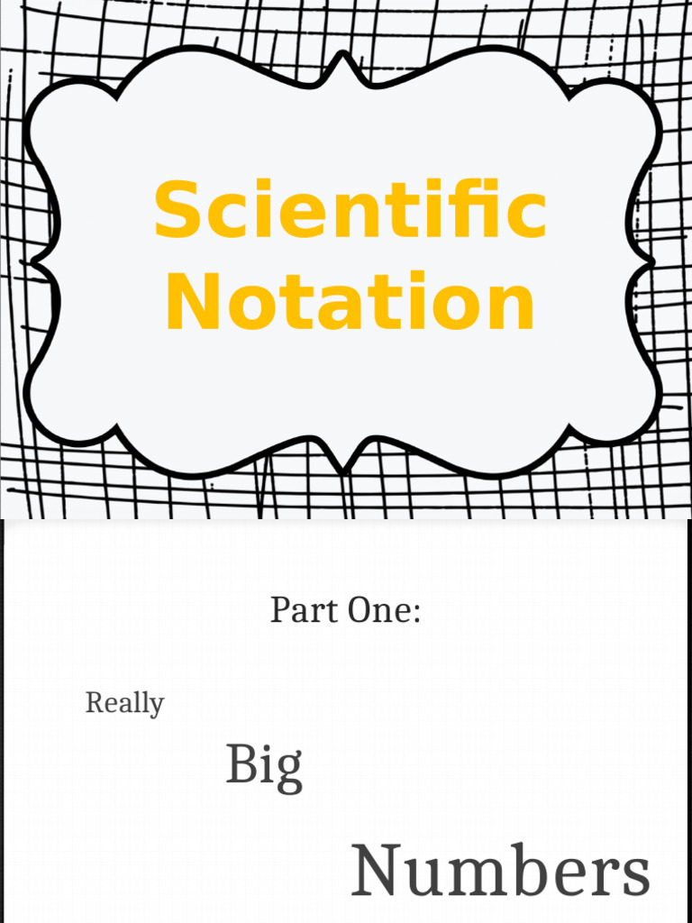 Scientific Notation Basics | PDF | Numbers | Arithmetic
