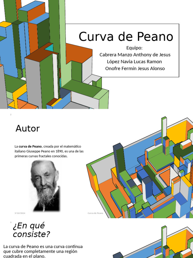 Curva de Peano | PDF | Curva | Fractal