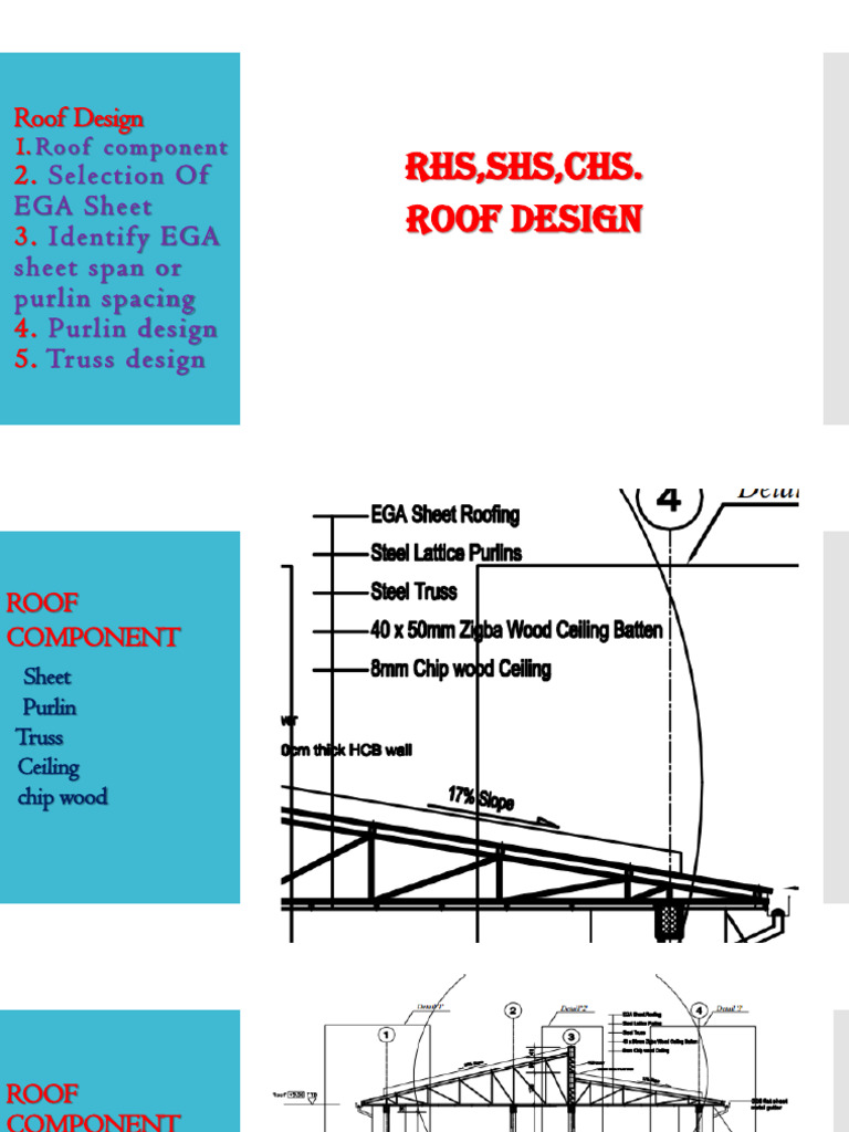 Roof Design Presentation | PDF | Truss | Earthquake Engineering