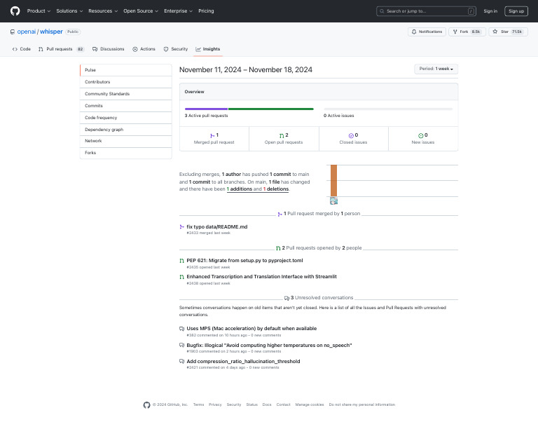 Pulse Openaiwhisper Github Pdf System Software Software Engineering