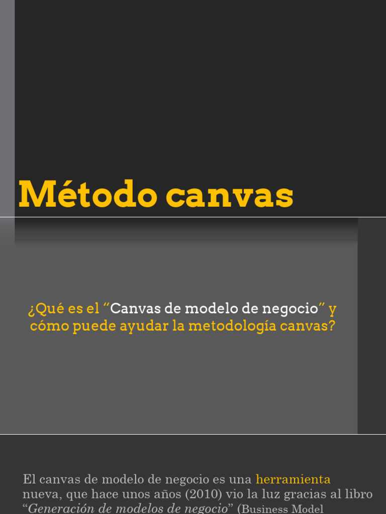 Método Canvas EXPO | PDF | Business | Marketing