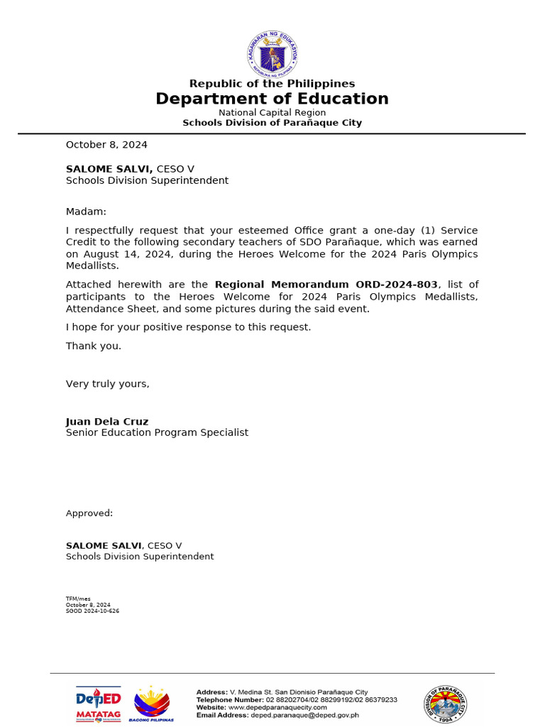 Request For Service Credits and CTO | PDF