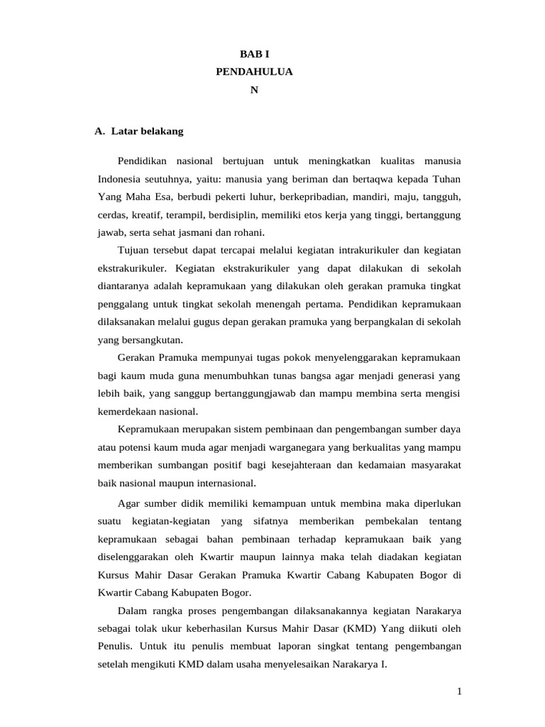 Isi Dan Lampiran Narakarya Dasar | PDF