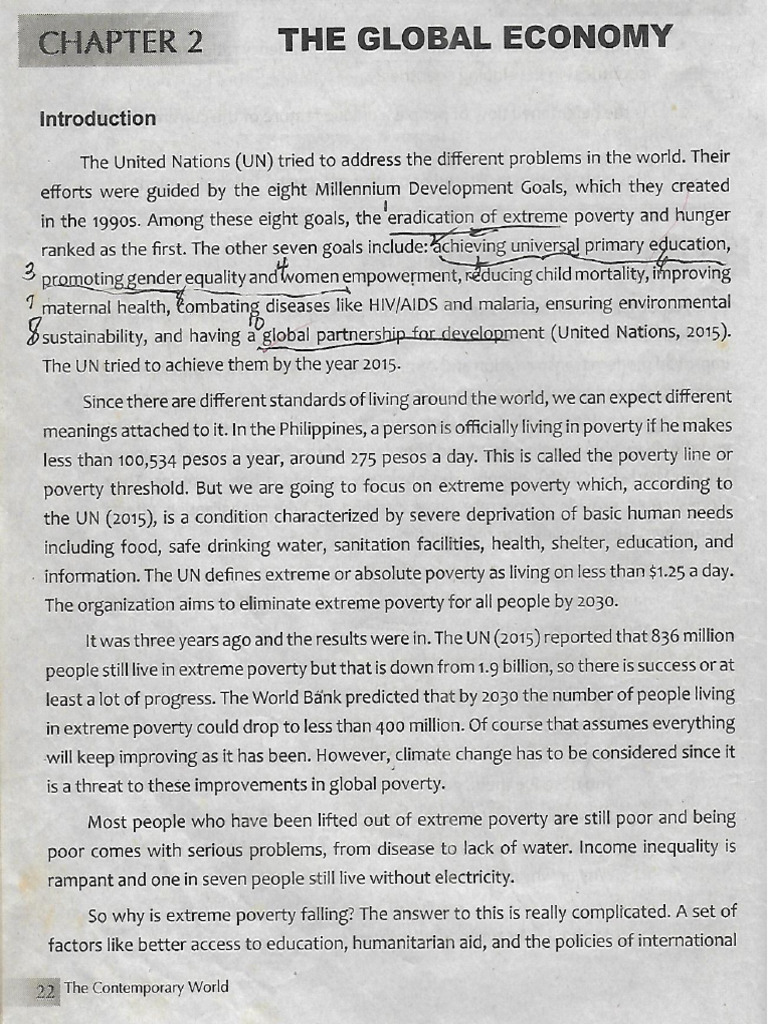 Contemporary World Chapter 2 | PDF