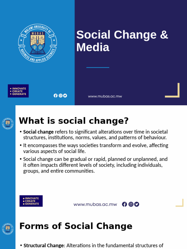 Social Change and Media | PDF | Framing (Social Sciences) | Society